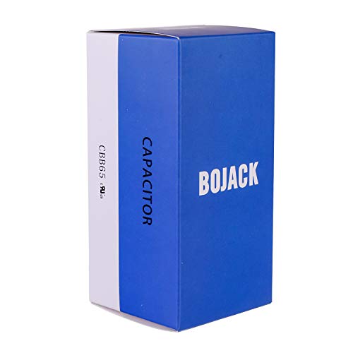 BOJACK 20 uf 370V 450V AC CBB65 Motor and Fan Starting Round Capacitor 20 MFD 10000AFC