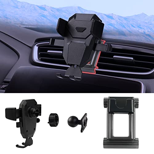 Karltys Compatible with Cell Phone Holder Honda CRV 2017-2022 CR-V Car Mobile Phone Holder Air Vent Mount for iPhone All iOS Android Phone Fully Adjustable Stand ABS Accessories