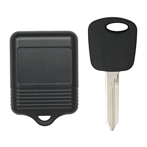 Keyless2Go Replacement for Entry Remote Car Key Fob Vehicles That Use Self-Programming with New Uncut Transponder Ignition Car Key H72 (2 Pack)