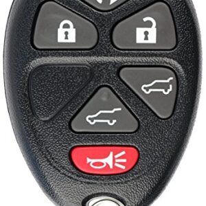 KeylessOption Keyless Entry Remote Control Car Key Fob Replacement for OUC60270, 15913427