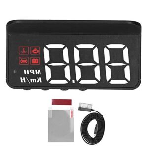 car head up display , hud display windshield projector multi‑function gauge warning alarm fatigue driving reminder