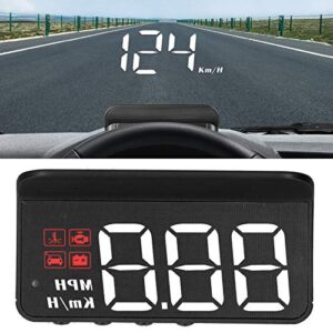 Car Head Up Display , HUD Display Windshield Projector Multi‑Function Gauge Warning Alarm Fatigue Driving Reminder