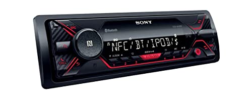 Sony DSX-A410BT Single Din Bluetooth Front USB AUX Car Stereo Digital Media Receiver (No CD Player)