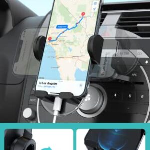 MANMUVIMO CD Phone Mount for Car Phone Holder CD Slot Phone Mount Air Vent Cell Phone Holder iPhone Holder for Car CD Player Mount Holder Compatible with iPhone13 12 11/11 Pro/11 Pro Max