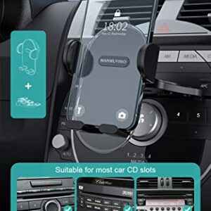 MANMUVIMO CD Phone Mount for Car Phone Holder CD Slot Phone Mount Air Vent Cell Phone Holder iPhone Holder for Car CD Player Mount Holder Compatible with iPhone13 12 11/11 Pro/11 Pro Max