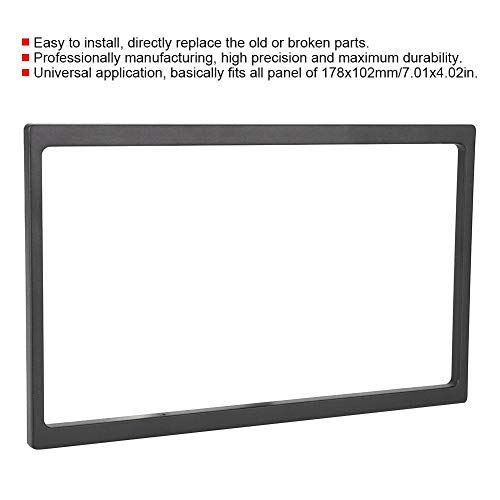 cornice 2 din,Car DVD Frame,Universal 2 Din 7in PST Thick Fascia Car Fascia Dash Mount DVD Navigation o Frame for 178x10