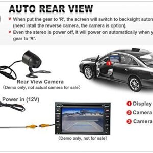 KUNFINE Universal Wireless Car Rear View Camera with 4 LED Vehicle Backup Camera Reverse Camera RCA Night Vision Parking Assistance Camera IP67 Waterproof