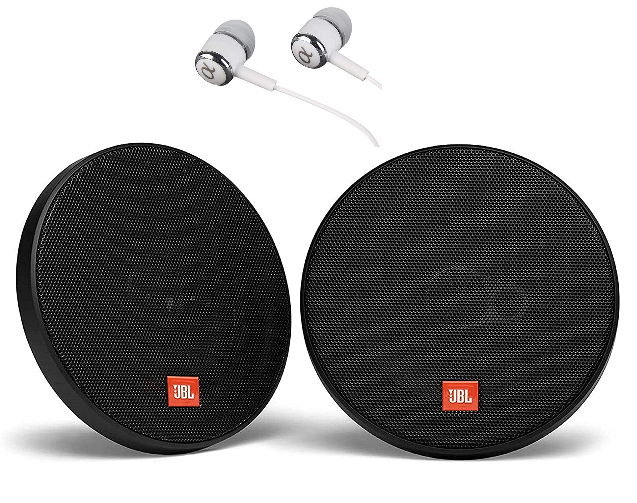 JBL Stage 602 135W Max (45W RMS) 6-1/2" 4 ohms Stage Series 2-Way Coaxial Car Audio Speakers / FREE ALPHASONIK EARBUDS