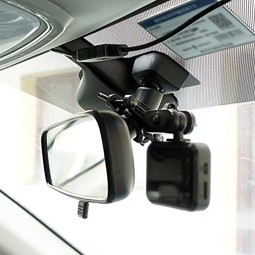 PRUVEEO Dash Cam Mirror Mount Kit for 95% Dash Cam and GPS