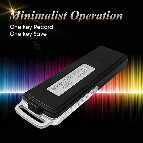 MONGIFI USB Mini Voice Recorder Audio Digital 8GB Battery Secret Working 15Hour New