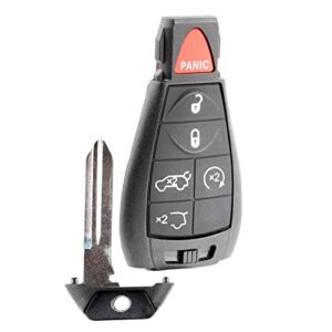 keyless entry remote key fob for jeep (m3n5wy783x, iyz-c01c, 9b fobik)