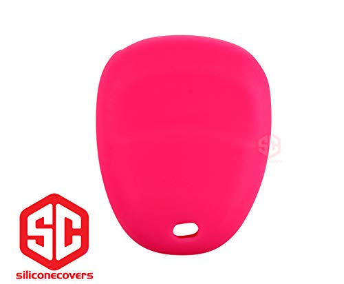 1x New Key Fob Remote Silicone Cover Fit/For Select GM Vehicles (1x Pink)