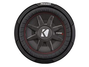 kicker comprt10 10-inch (25cm) subwoofer, dvc, 2-ohm, 400w