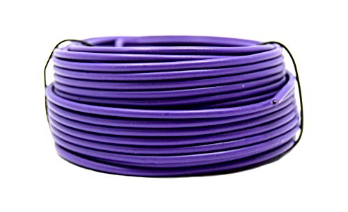 Best Connections Audiopipe Copper Clad Stranded Car Audio Primary Remote Wire (18 Gauge 50', Purple)