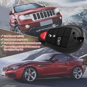 Key Fob Compatible for 2008 2009 2010 2011 2012 Chrysler 300/Dodge Challenger/Charger/Saver Remotes 4 Button Remote Control Replacement for M3N5WY783X IYZ-C01C