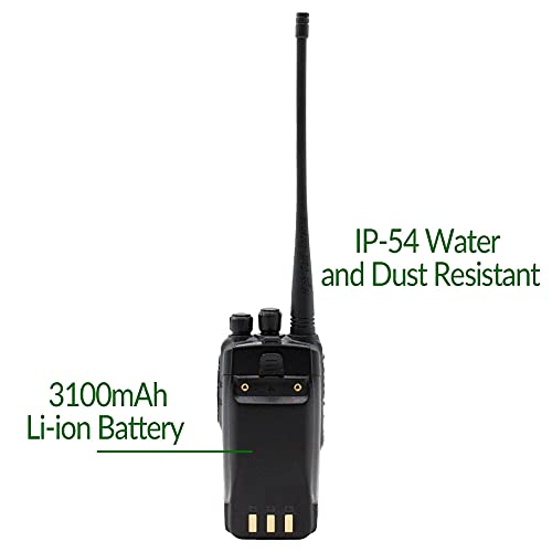 AnyTone AT-D878UVII Plus - Dual Band Analog/DMR Radio with BCS-200 Shoulder Speaker Mic - K-1 Plug IP-54 Rated for DMR and Analog AnyTone - Comes with Free $97 Training Course