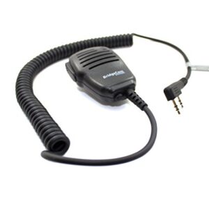 AnyTone AT-D878UVII Plus - Dual Band Analog/DMR Radio with BCS-200 Shoulder Speaker Mic - K-1 Plug IP-54 Rated for DMR and Analog AnyTone - Comes with Free $97 Training Course