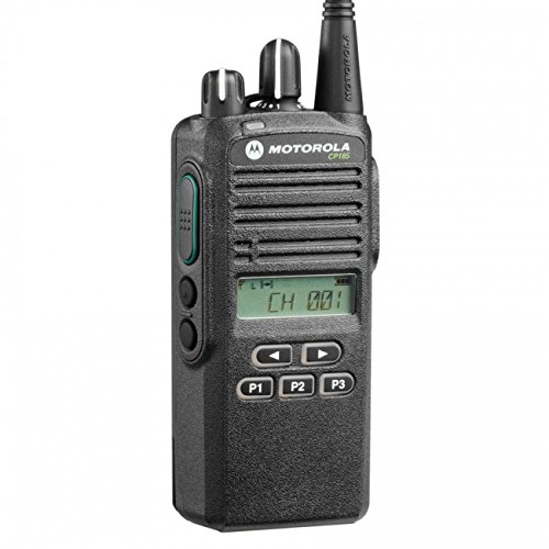 CP185 VHF AAH03KEF8AA7AN Original Motorola 136-174 MHz Handheld Two-Way Radio Transceiver 5 Watts, 16 Channels Black - 2 Year Manufacturer Warranty