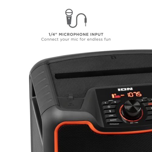 Ion Sport XL - High-Power All-Weather Rechargeable Bluetooth and NFC Enabled Speaker - MK3 (Renewed)