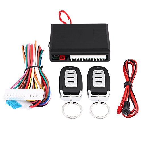 Keyless Entry Car Kit Car Keyless Entry System Vehicle Security Door Lock Central Locking Remote Control Kit for Universal Vehicle Car Door Lock Vehicle Keyless Entry System with Control Box