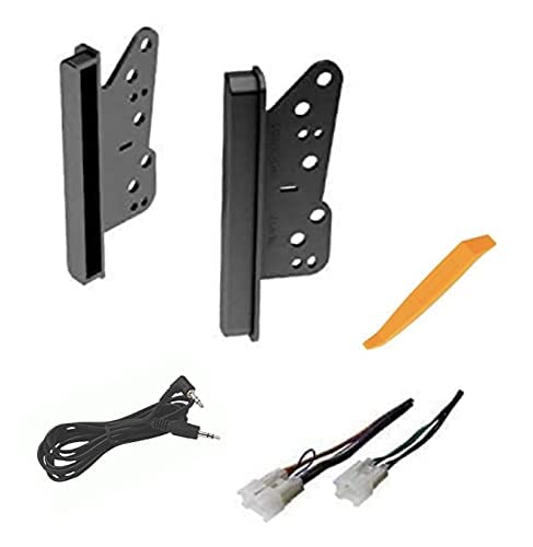 ASC Double Din Car Stereo Dash Kit and Wire Harness for Some Scion Toyota - Compatible Vehicles Listed Below