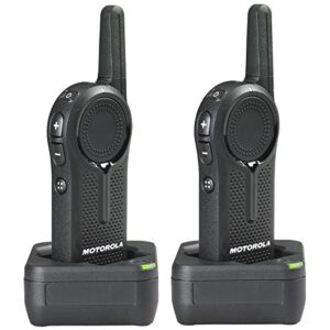 2 pack of motorola dlr1020 two way radio walkie talkies