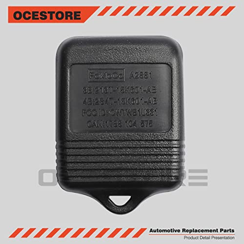 OCESTORE 2 Set Key Fob Case CWTWB1U212 Car Key Fob Keyless Entry Remote Replacement Compatible with CWTWB1U331 GQ43VT11T CWTWB1U345 (4 Button Just only Case)