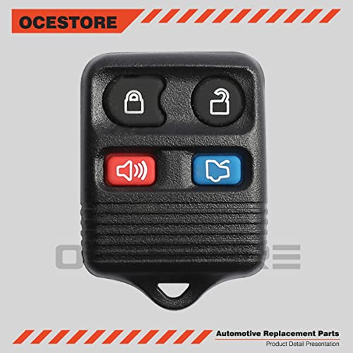 OCESTORE 2 Set Key Fob Case CWTWB1U212 Car Key Fob Keyless Entry Remote Replacement Compatible with CWTWB1U331 GQ43VT11T CWTWB1U345 (4 Button Just only Case)