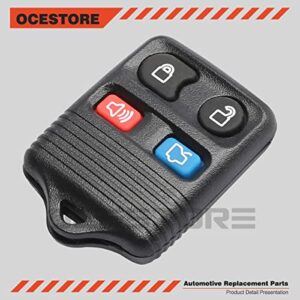 OCESTORE 2 Set Key Fob Case CWTWB1U212 Car Key Fob Keyless Entry Remote Replacement Compatible with CWTWB1U331 GQ43VT11T CWTWB1U345 (4 Button Just only Case)