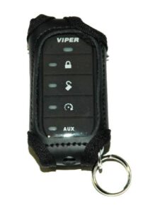 black leather case for 7856v or 7656v viper remote