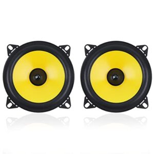 epathchina 4 inch 60w 2-way full range frequency car audio stereo speaker automobile loudspeaker 2 pcs