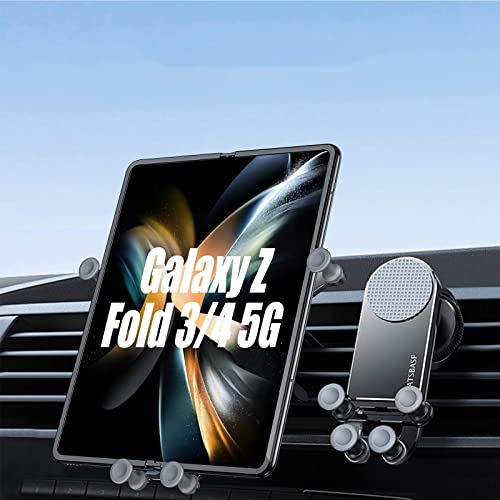 Z Fold 3 Car Mount for Car Vent, Car Vent Phone Mount Holder with Adjustable Extension Arm, Galaxy Z Fold 3/Z Fold 4 Car Mount Compatible with iPhone, iPad, Samsung, Tablet and More -Air Vent