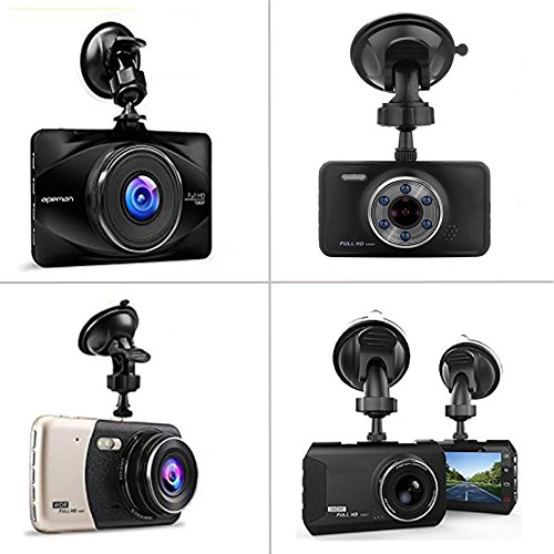 OctinPris Dash Camera Suction Cup Mount Dashcam Mounts Holder with 13 Ball Joints Adapter for Vehicle Video Recorder Windshield & Dashboard for Dash Car DVR Camera GPS