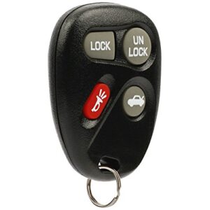 key fob keyless entry remote fits buick century regal/oldsmobile intrigue/pontiac grand prix 1997 1998 1999 2000 (10246215)