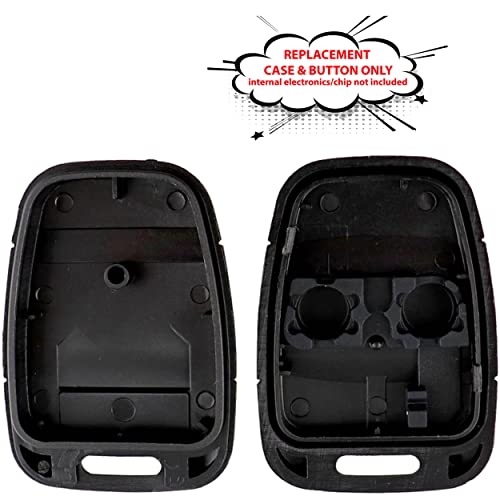 RemoteOverstock for Shell CASE and Buttons, Compatible with Land Rover Key Fob Remote fits: Discovery 1-1996-2006 Freelander and Discovery - FCC ID: KHH3TXB or KHH17TN KHH3TXB KHH 3TXB 17TN