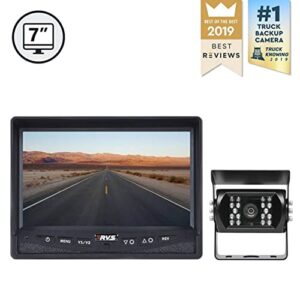 7" Backup Camera System for RV/Truck/Bus - Waterproof Camera with Night Vision - RVS-770613-NM-01 by Rear View Safety.