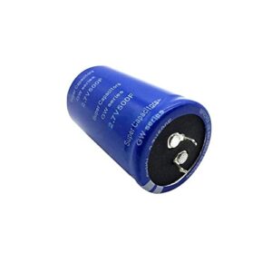 （3pcs）2.7V 500F Capacitor Farad Capacitor 35mm 60mm, Super Capacitor Drops Automobile Capacitor Through General Orifice