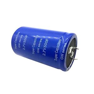 （3pcs）2.7V 500F Capacitor Farad Capacitor 35mm 60mm, Super Capacitor Drops Automobile Capacitor Through General Orifice