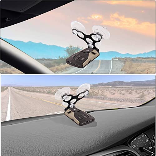 Car Radar Mounting Bracket Suction Cup Holder,Windshield Suction Cup Mount Holder Compatible with Laser Detectors & Radar Escort Passport 7500 X80 X70 X50 Solo S4 SC 55 s75 Beltronics RX65 Red