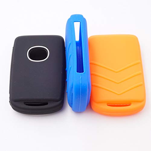 BOYUER Keyless Remote Control Smart Car Key Fob Cover Soft Silicone Key Fob Case For Mazda MAZDA3 2019 2020 CX-30 2019 2020 CX-5 2020 CX-8 2020 (BLACK)