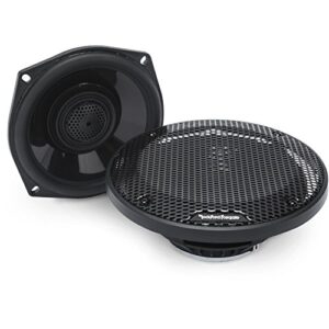 rockford fosgate tms5 power harley-davidson 5.25 full range tour-pak speakers (1998-2013)