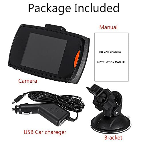 G · PEH Car Dash Cam 1080P Full HD Car DVR Dashboard Camera Video Recorder with G-Sensor Night Vision Loop Recording