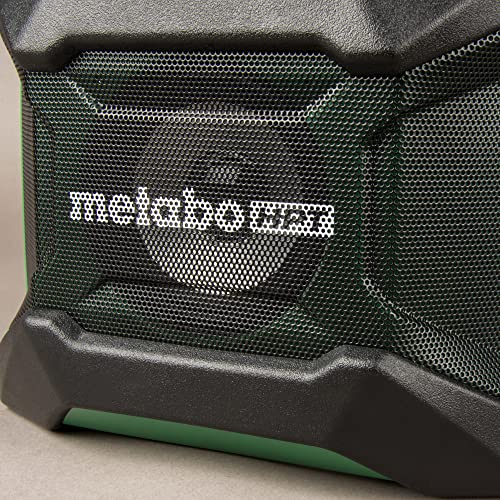 Metabo HPT 18V MultiVolt™ Cordless Bluetooth Radio | Tool Only - No-Battery | 18 Hour Runtime | AM/FM | 9 Presets | AC Adapter Included | Lifetime Tool Warranty | UR18DAQ4