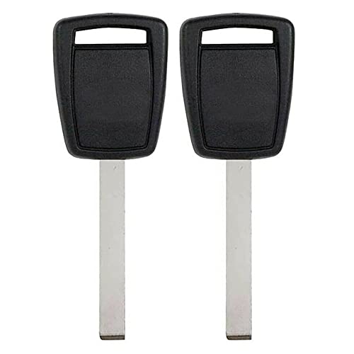 2x New Replacement Keyless Transponder Ignition Key Compatible With & Fits For Chevy GMC B119-PT B116-PT