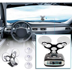 MvToe Radar Detector Suction Cup Mount Holder Compatible with Escort MAX, Max 2, MAX360 (Not for MAX360C Cradle Radar)