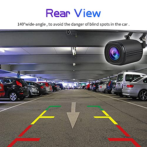 AWESAFE HD Reverse Camera for Car Radio, Waterproof Rear View Camera Wide-Angle for Universal Cars, SUV, Trucks