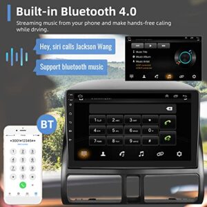 Android Car Stereo Radio with CarPlay Android Auto for Honda CRV 2002 2003 2004 2005 2006 9'' Touch Screen Bluetooth Car Radio with GPS Navigation WiFi FM/RDS Backup Camera Mic(2G RAM+32G ROM)