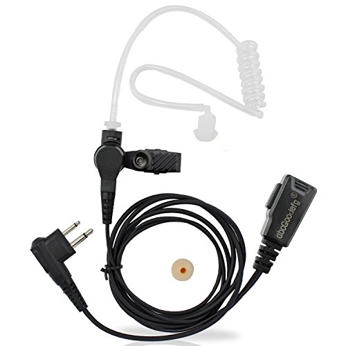 abcGoodefg FBI Style Surveillance Covert Headset Earpiece Mic Compatible with HYT (Hytera) Radios Motorola radioa CLS1110 CLS1410 CLS1413 CLS1450 CLS1450C CP200 CP200D XLS PR400 EP450 GTX (10 Pack)