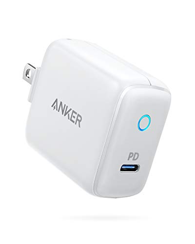 USB C 18W Power Delivery Charger, Anker PowerPort PD 1 USB-C Wall Charger, Ultra Compact with LED Indicator, Foldable Plug for iPhone Xs/Max/XR, iPad Pro 2018, Pixel 3/2/XL, Galaxy S9/S8, and More