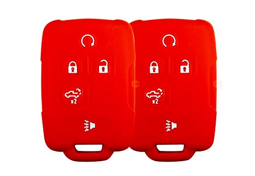 2x New Key Fob Remote Silicone Cover Fit For Select GM Vehicles - M3N-32337100.